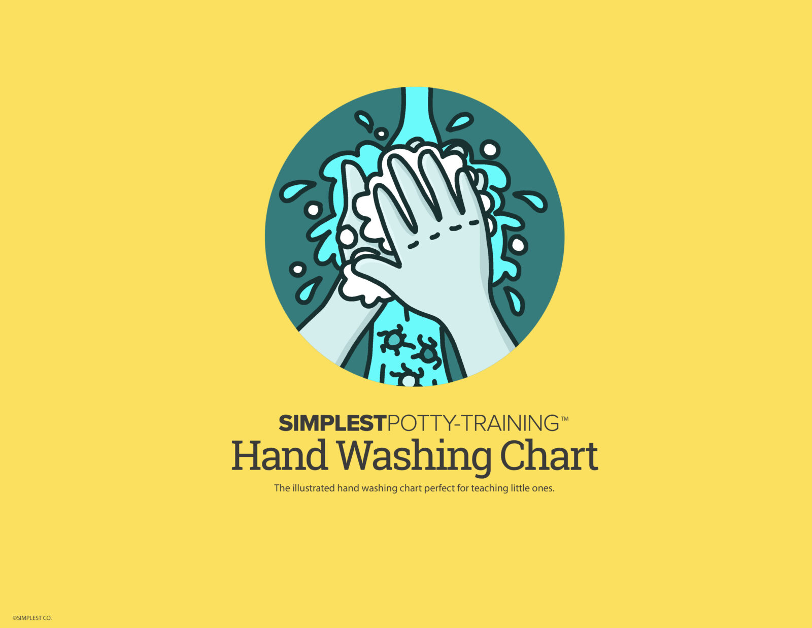 Hand Washing Chart - Simplest Baby