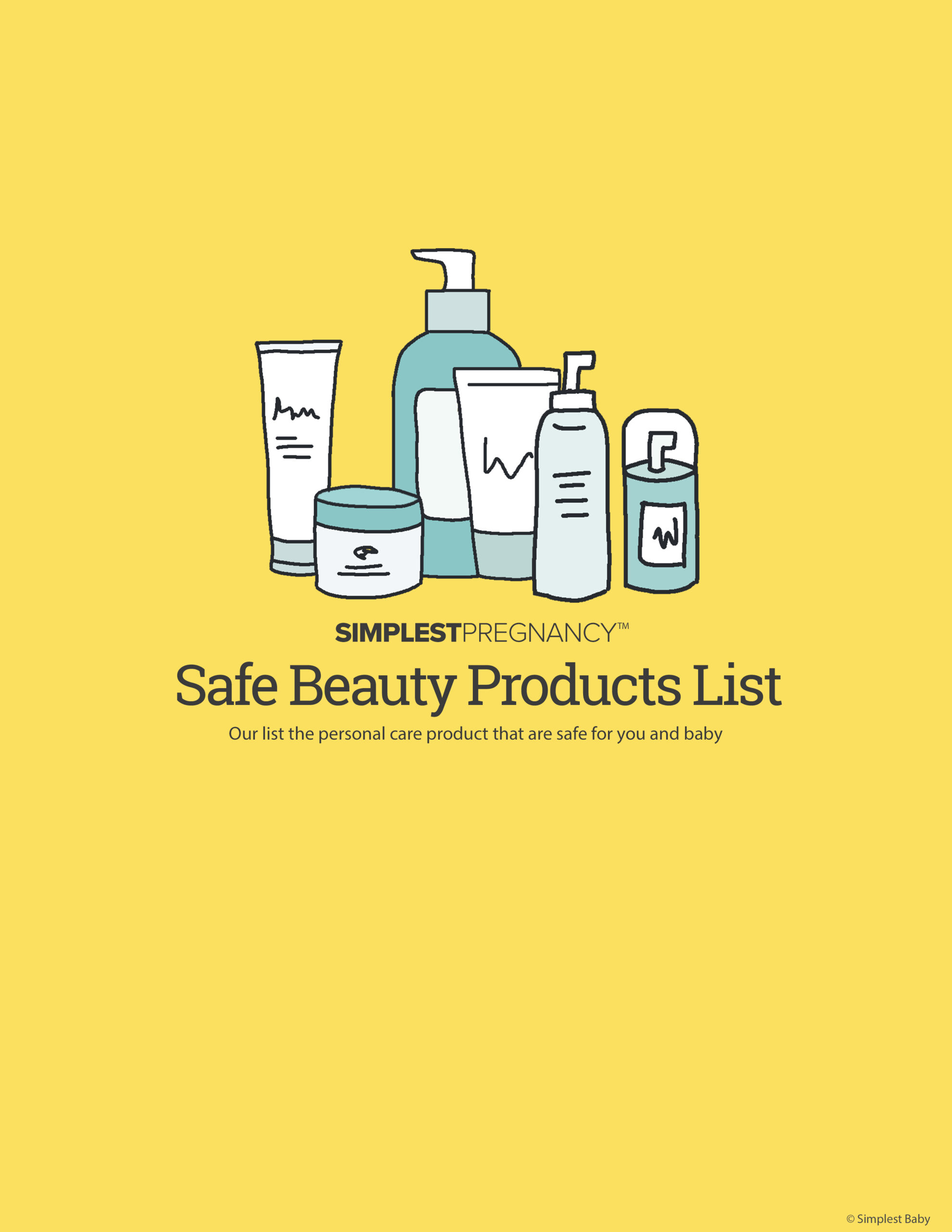 Safe Beauty Products List - Simplest Baby
